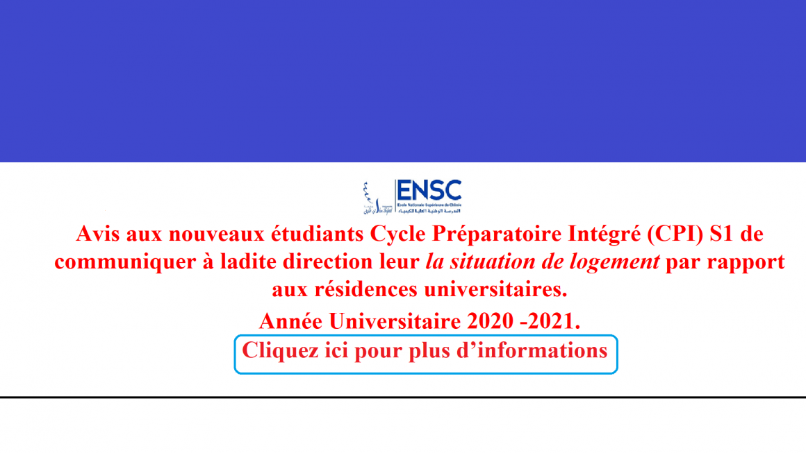 Accueil - ENSC